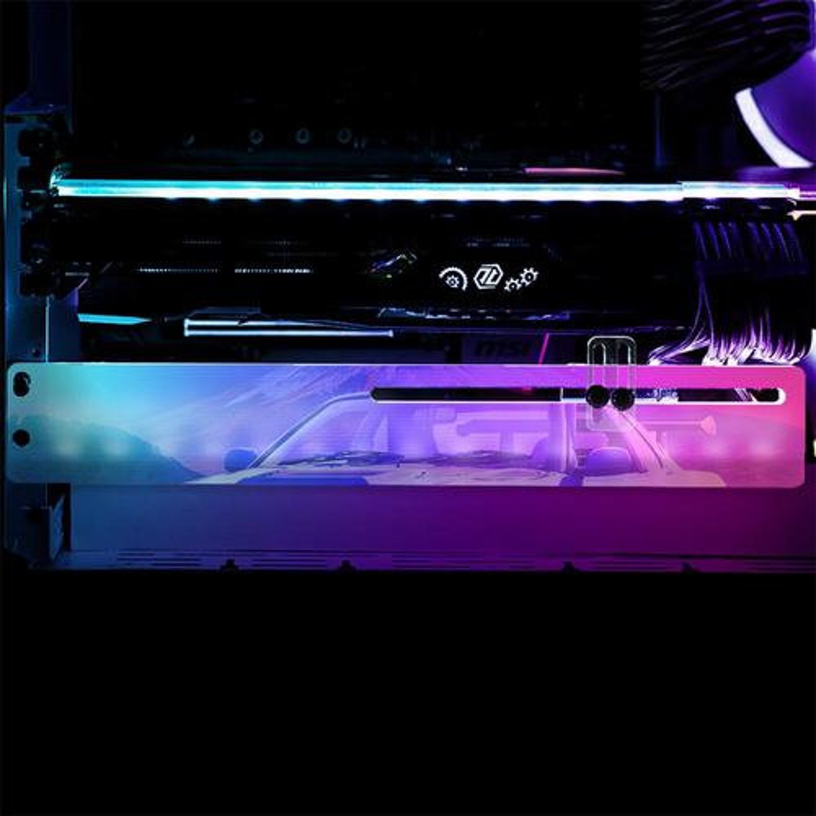 Design Your Own Custom RGB GPU Support Bracket addressable - Etsy