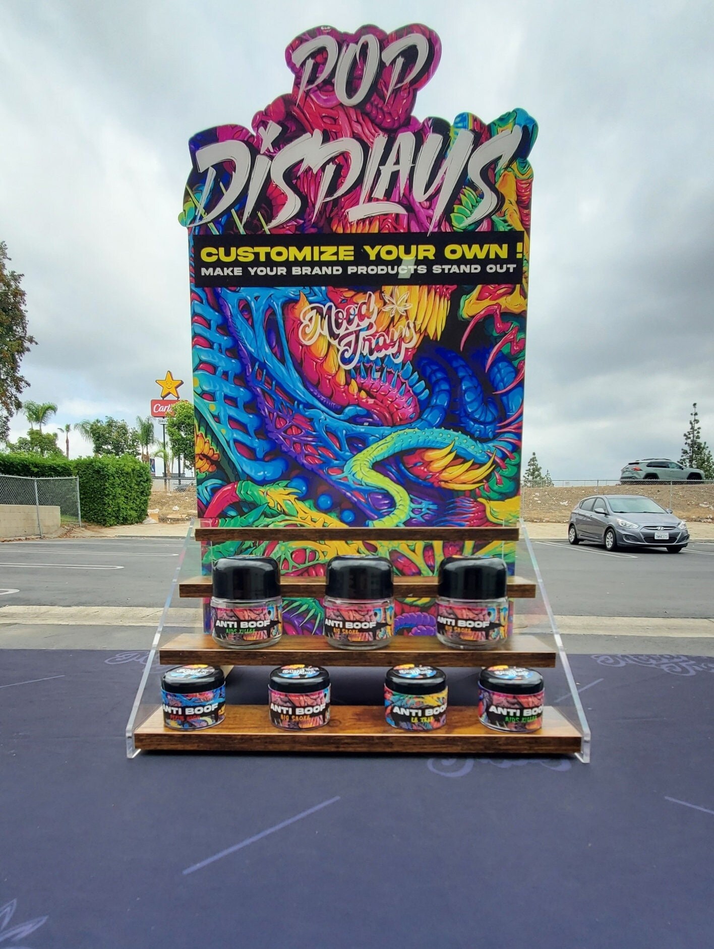 Custom 4 Tier Riser Display Stand for Cupcakes Custom Print - Etsy