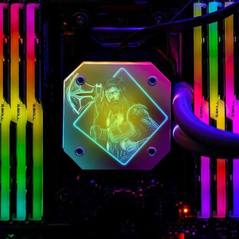 Custom AIO Cover for Corsair Icue ELITE CAPELLIX Cooler | Etsy