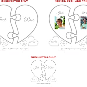 Personalized LED Name Lamp Custom Photo Collage LED Light - Etsy