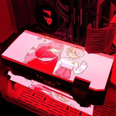 Kawaii GPU Backplate RGB A-rgb Nvidia & Amd addressable Rgb | Etsy