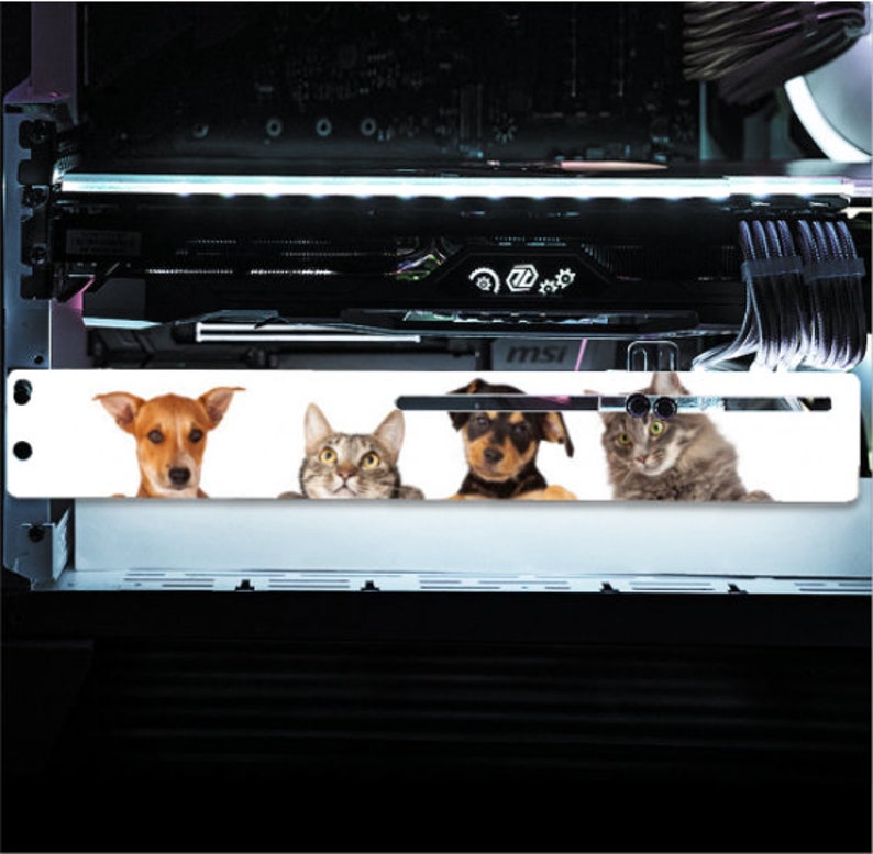 Design Your Own Custom RGB GPU Support Bracket addressable - Etsy