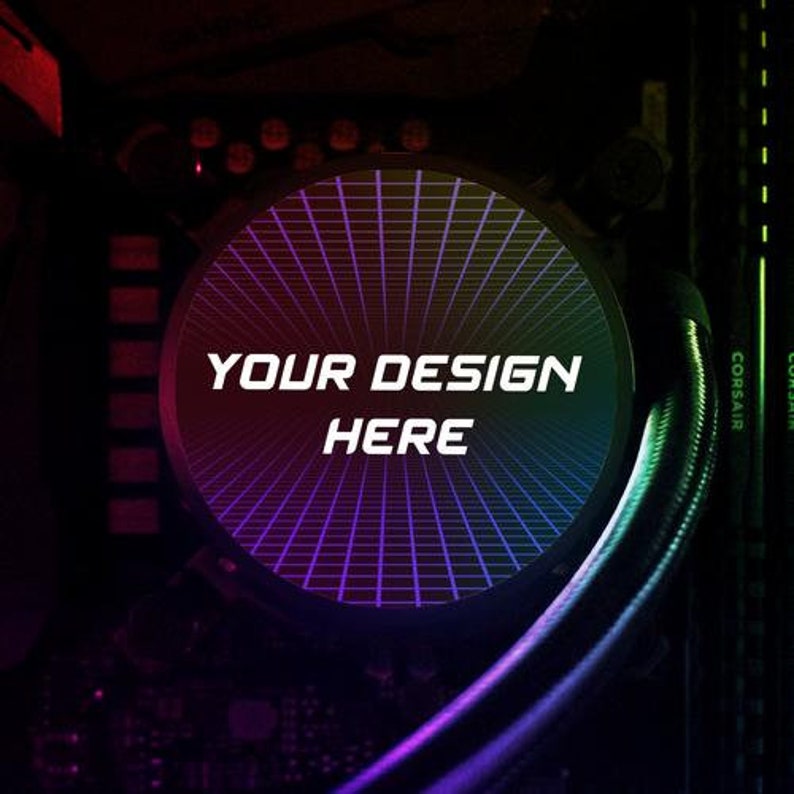 Design Your Own Custom AIO Cover for Cooler Master | Etsy