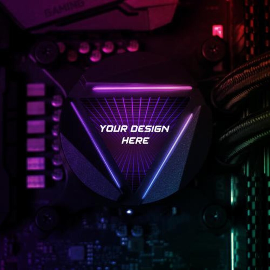 Design Your Own Custom AIO Cover for MSI MAG Coreliquid 240R - Etsy