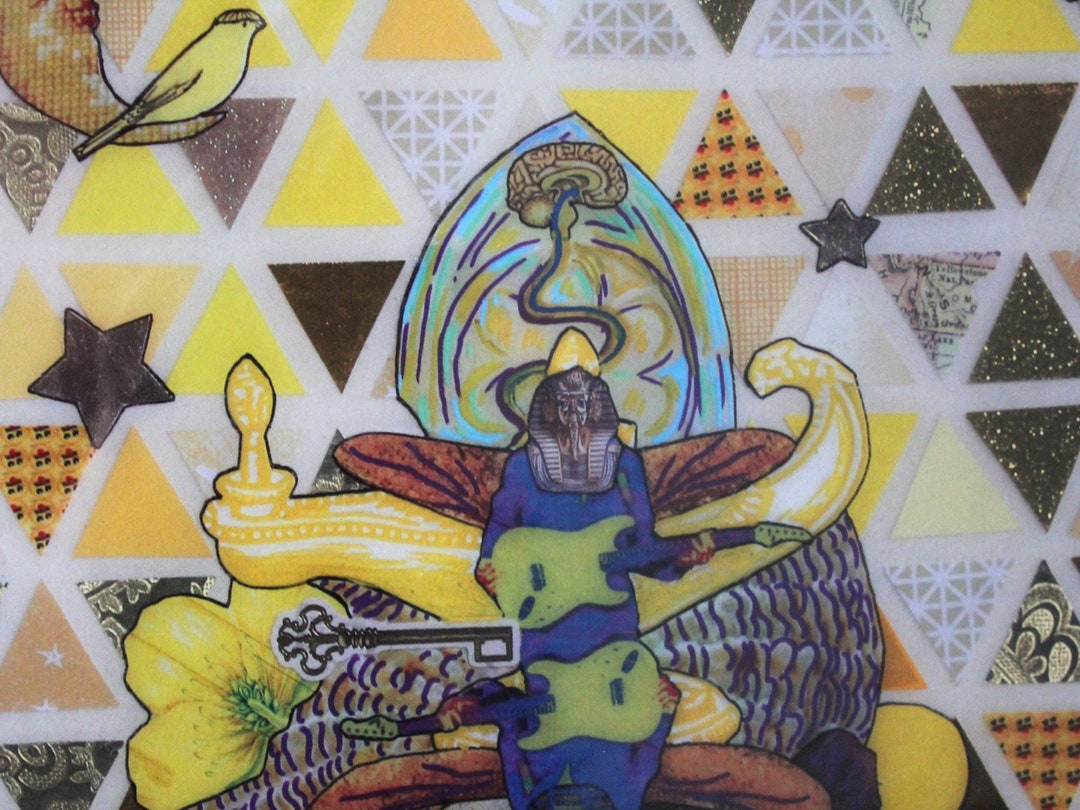 MUSICIAN'S MUSE #1072 - Mirror Image Winged Guitar Player Genie ...