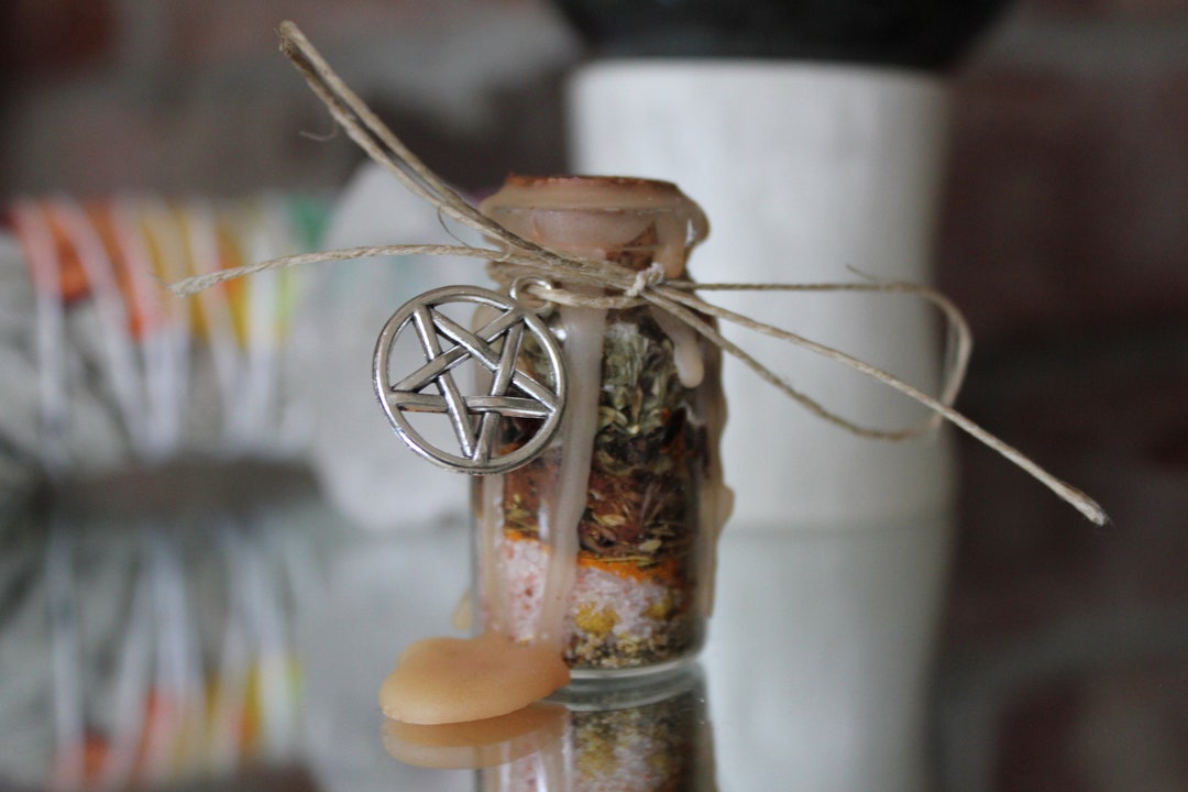 Spell Jar for Good Health - Magical Health Charm Amulet Jar Spell ...