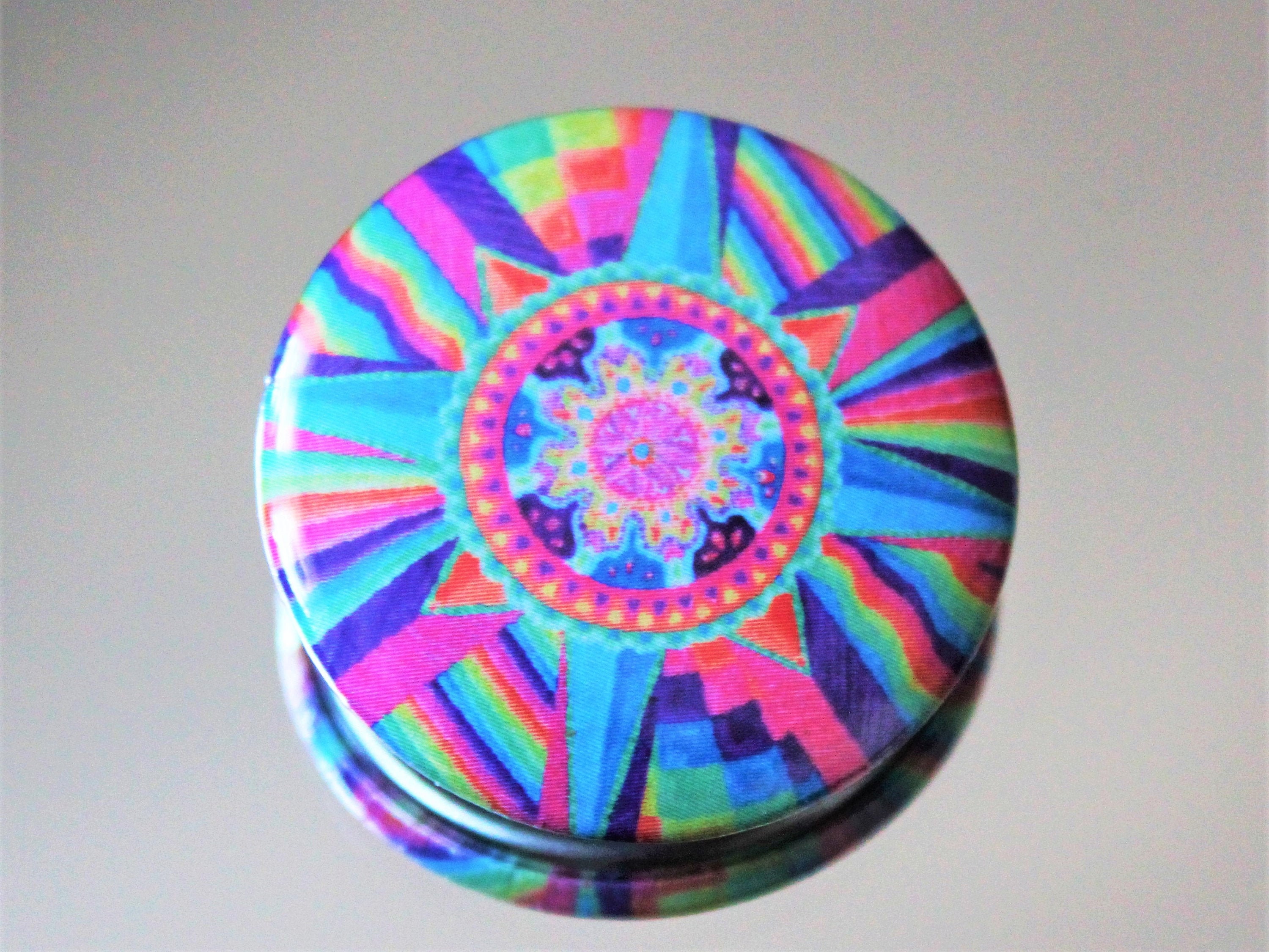 Pack of 5 Abstract Art Painting Buttons Button Pin Art | Etsy