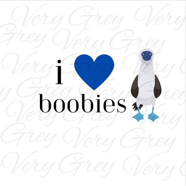 I Love Boobies - Etsy