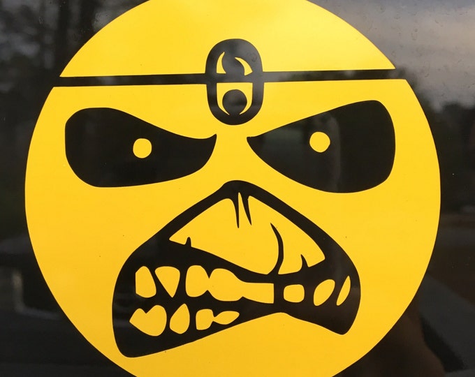 Heavy Metal Smiley Eddie Iron Maiden Heavy Metal Music - Etsy