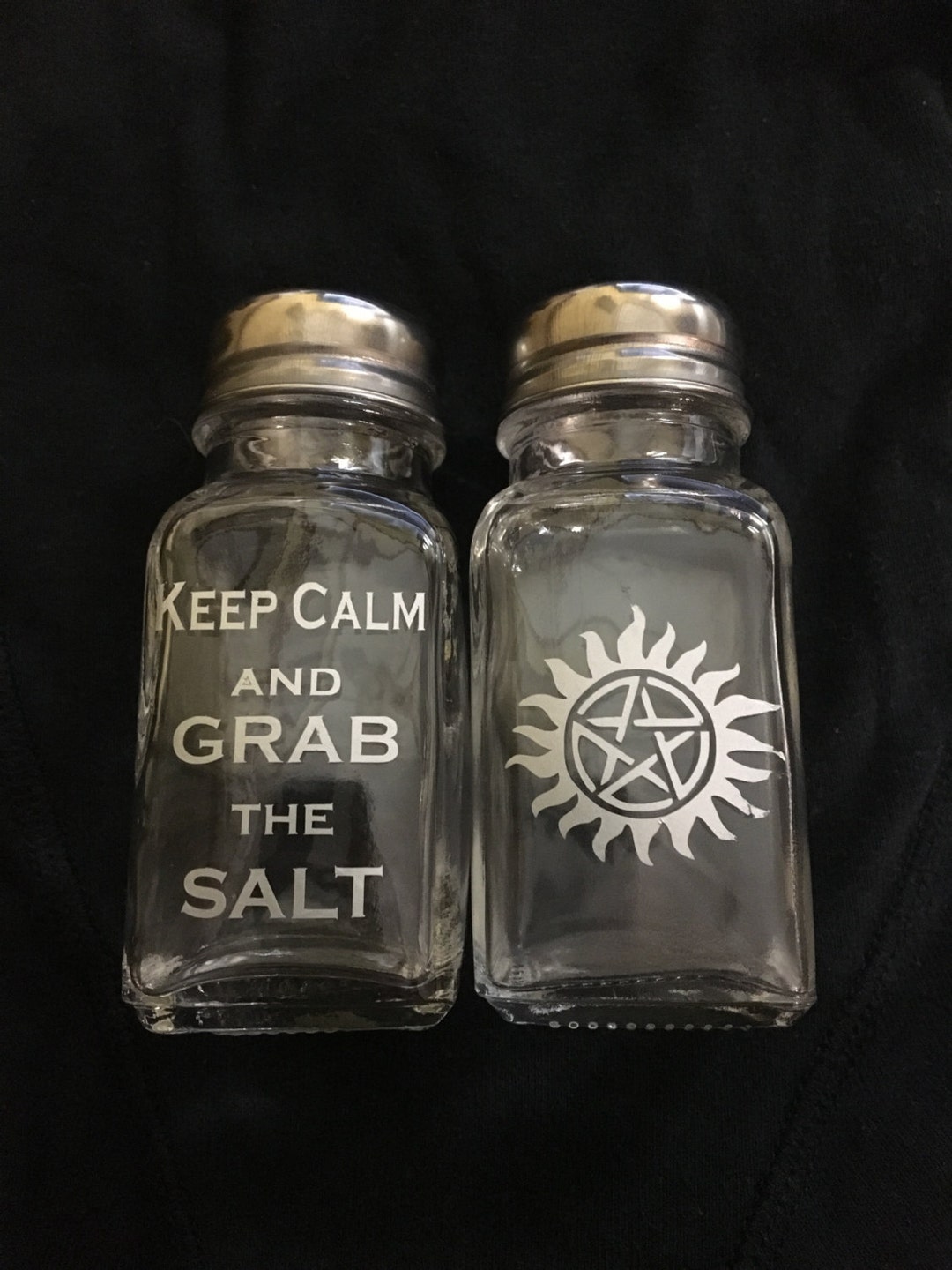 Supernatural Salt and Pepper Shakers Sam and Dean Winchester Would ...
