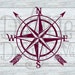 Compass Rose SVG Navigation Compass Rose Digital Download for - Etsy
