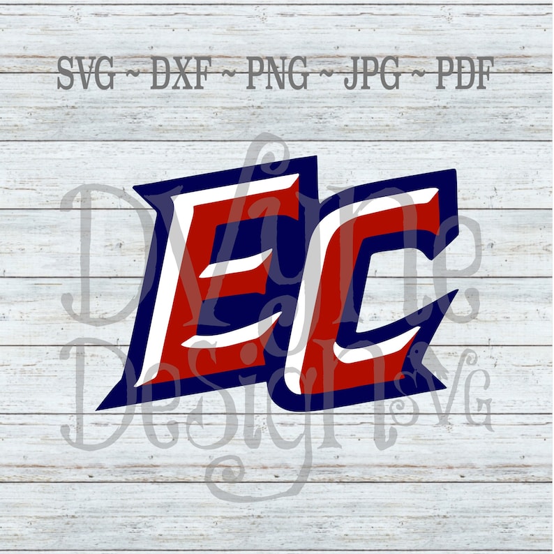 EC East Carter Logo SVG Digital Download for Silhouette | Etsy
