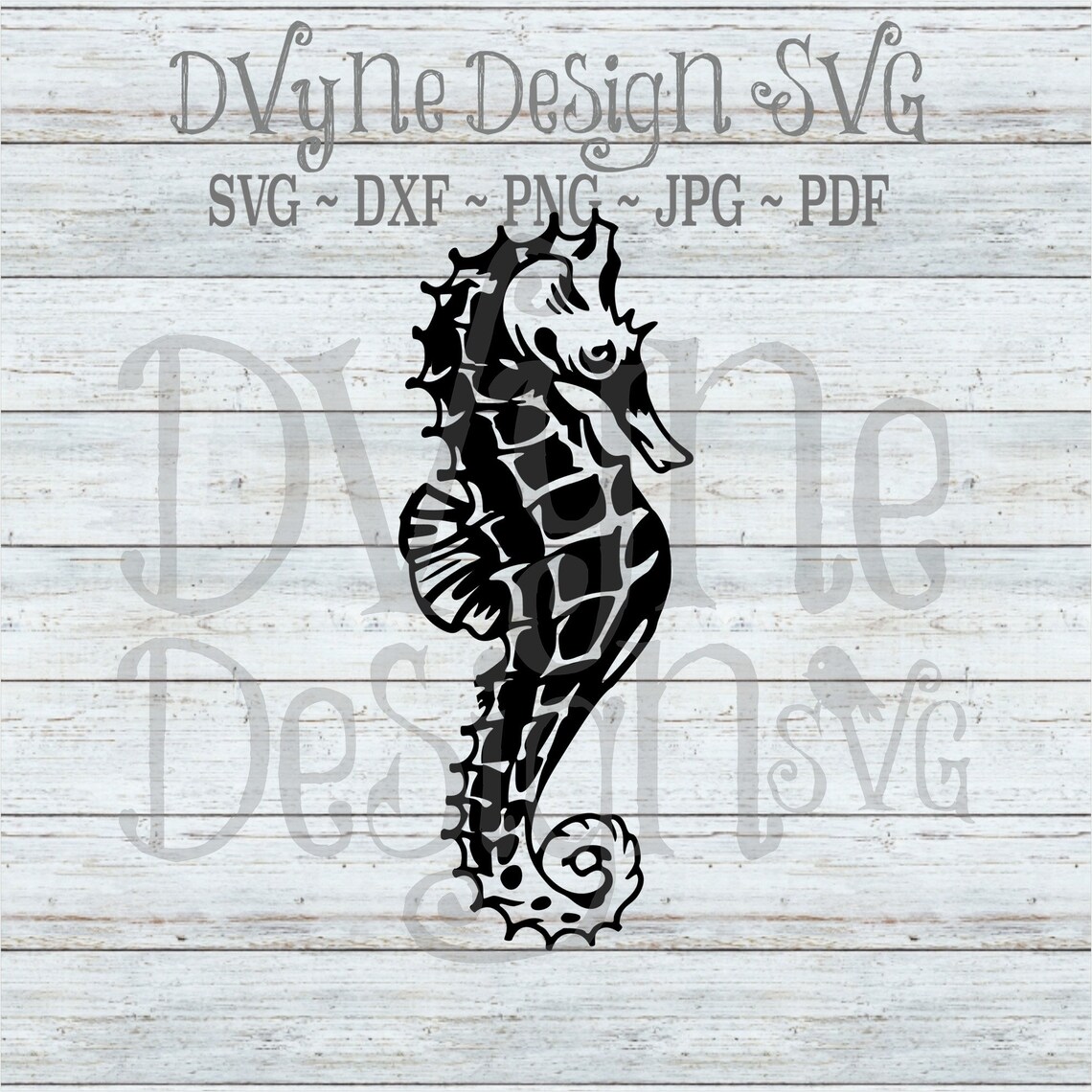 Seahorse SVG Sea Life Digital Cut File for Silhouette or | Etsy