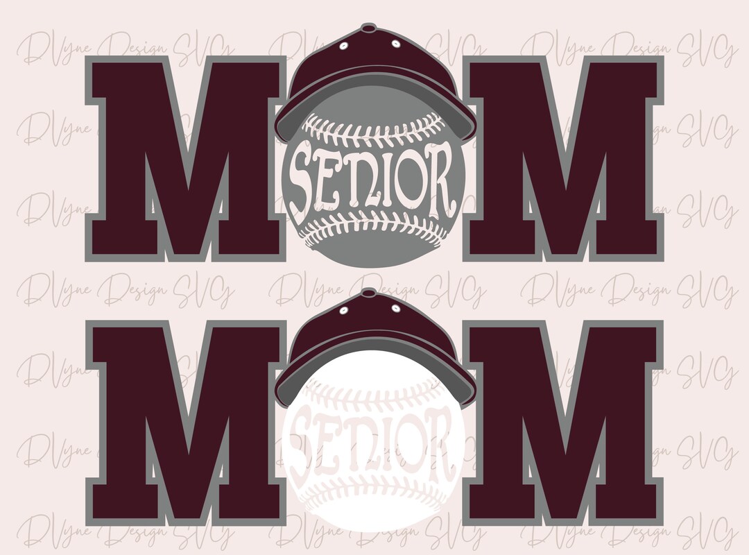 Baseball Senior Mom SVG, Baseball Mom SVG, Senior Mom SVG, Baseball ...