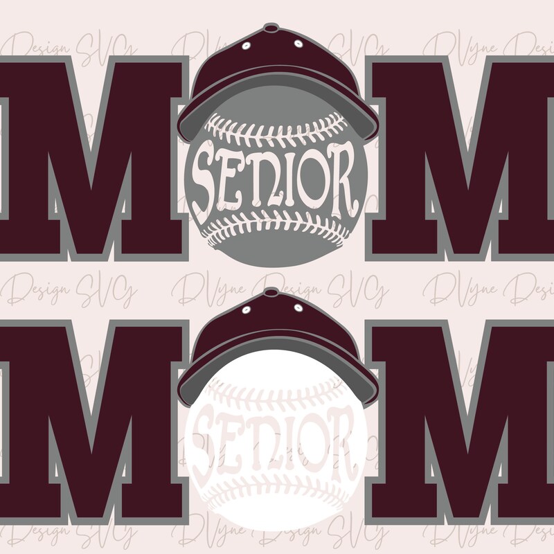 Senior Mom Baseball Svg - Etsy