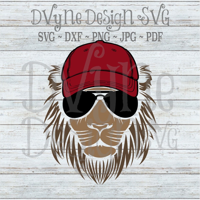 Lion Mascot Svg - Etsy