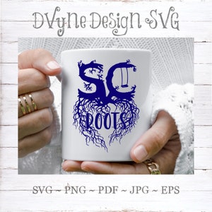 SC Roots SVG, South Carolina Svg, SC Native Svg, South Carolina Roots ...