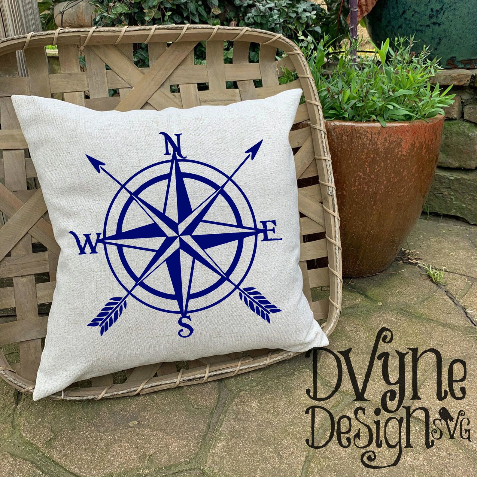 Compass Rose SVG Navigation Compass Rose Digital Download for - Etsy