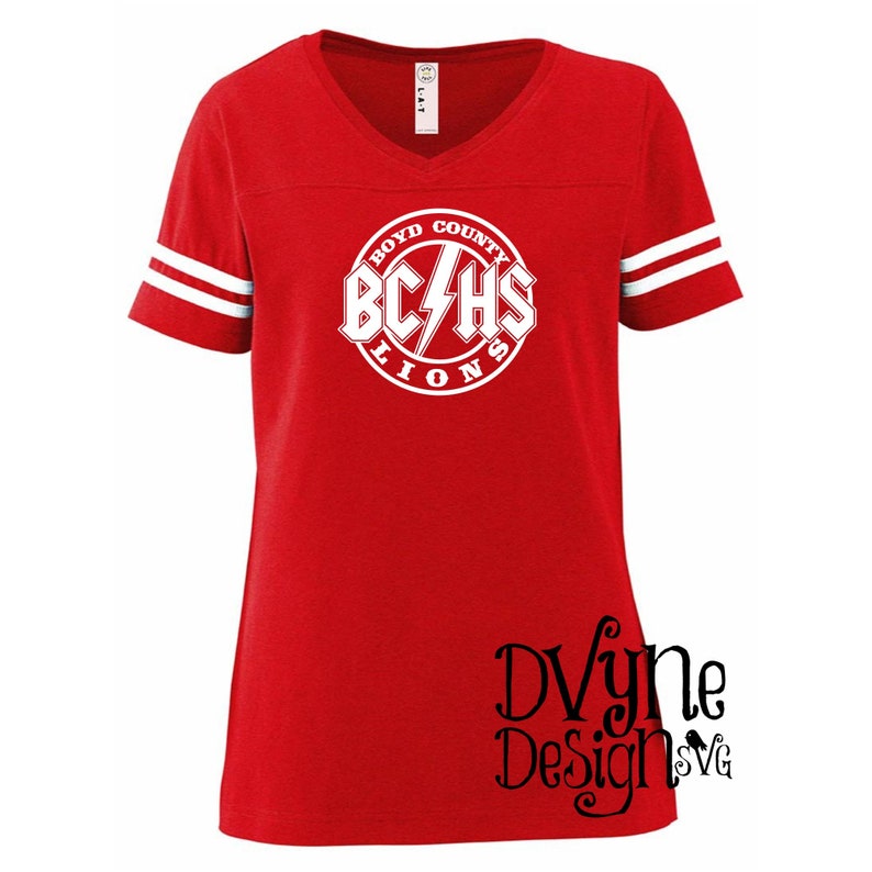 Boyd County SVG Rock N Roll Boyd County Lions Cut File for - Etsy UK