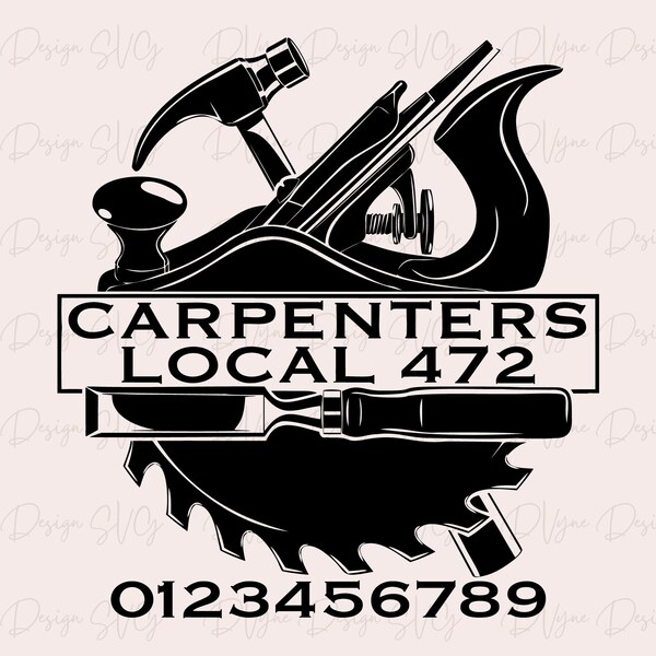 Union Carpenter Svg - Etsy