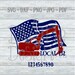 Operator American Flag SVG, Equipment Operator Flag, Numbers Included ...