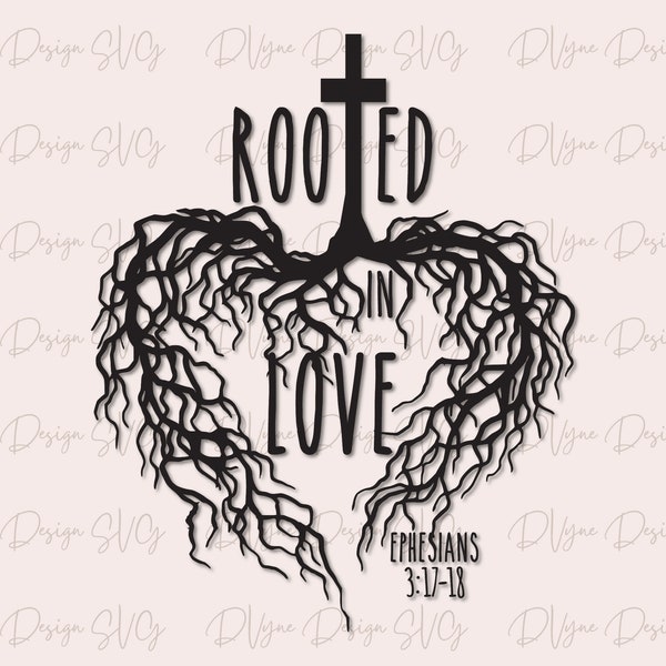 Cross With Roots Svg - Etsy