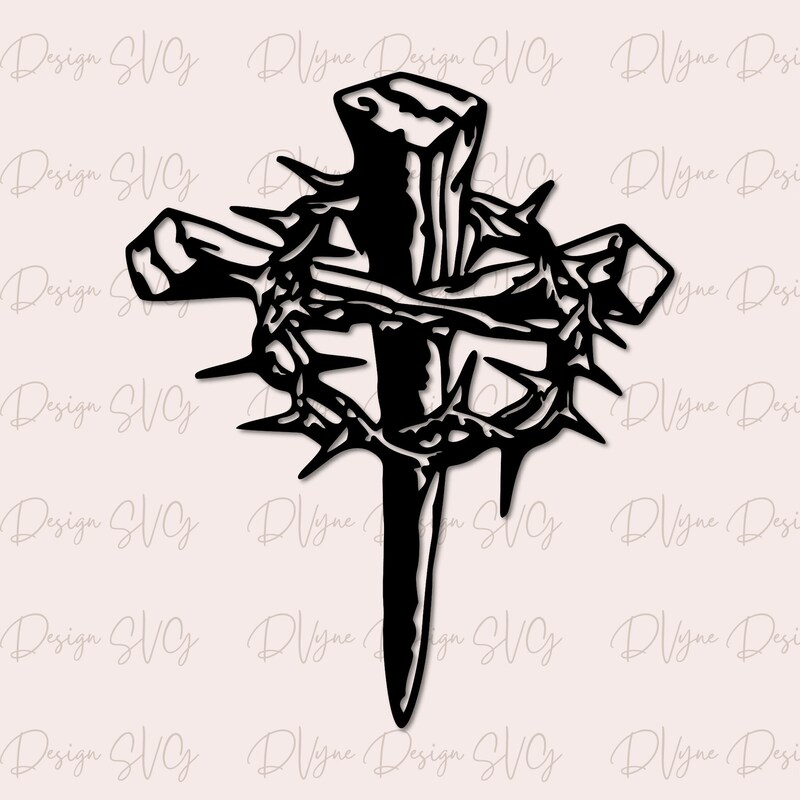 Cross With Thorns - Etsy