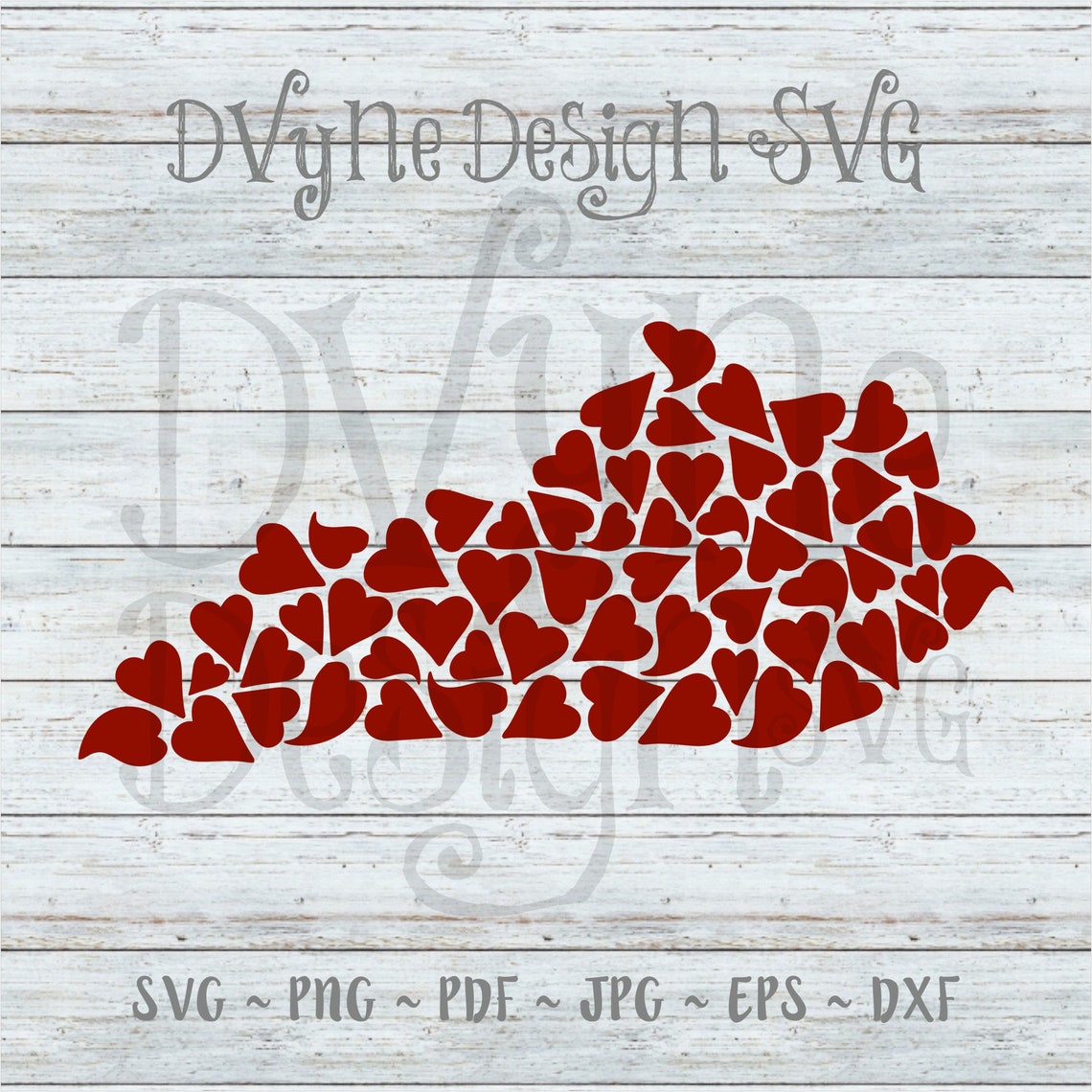 Kentucky SVG Ky Valentines Day Vinyl Cut File for Silhouette | Etsy