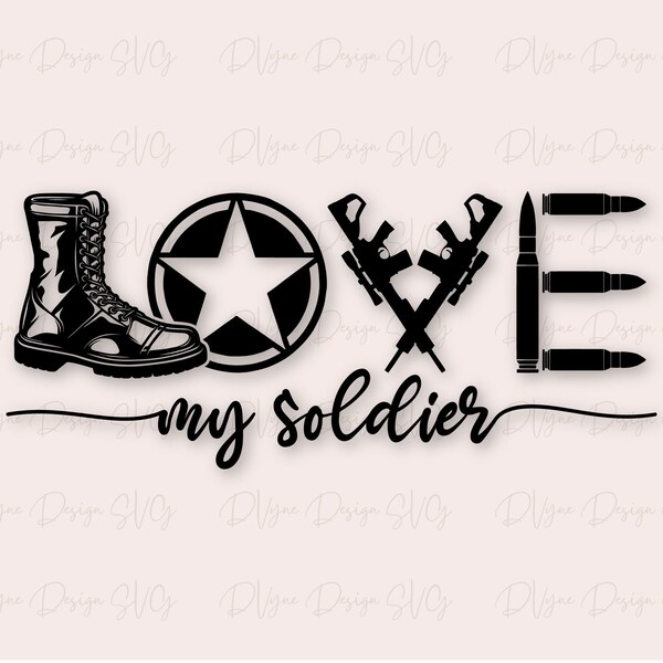 Love My Soldier - Etsy