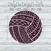 Volleyball SVG, Volleyball Mandala Cut File for Silhouette or Cricut ...