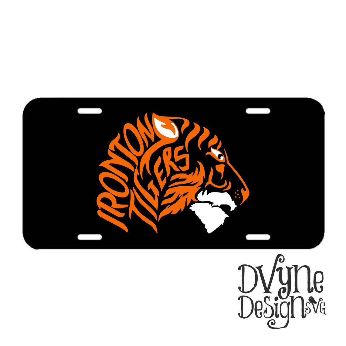 Ironton Tigers Word Art SVG Silhouette Digital Cut File | Etsy