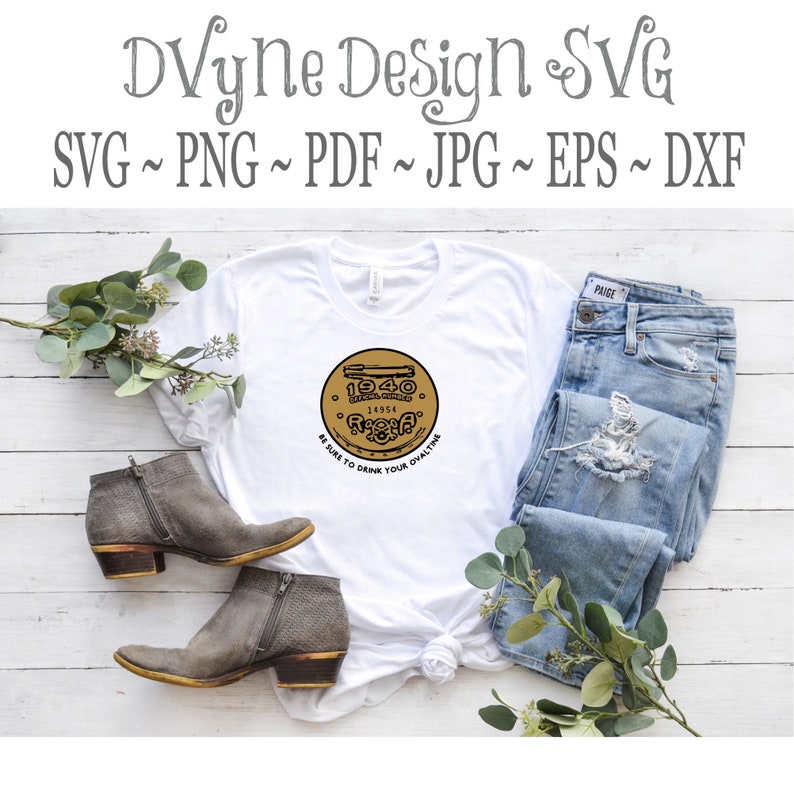 Christmas Story SVG Secret Decoder Pin Cut File for - Etsy