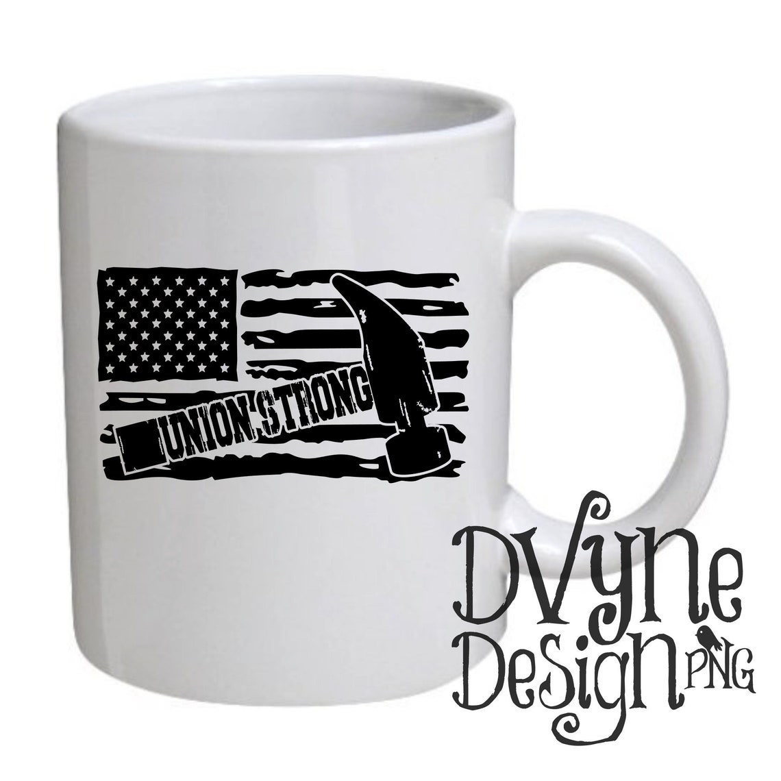 Carpenter Flag SVG Union Strong Hammer SVG for Silhouette or - Etsy