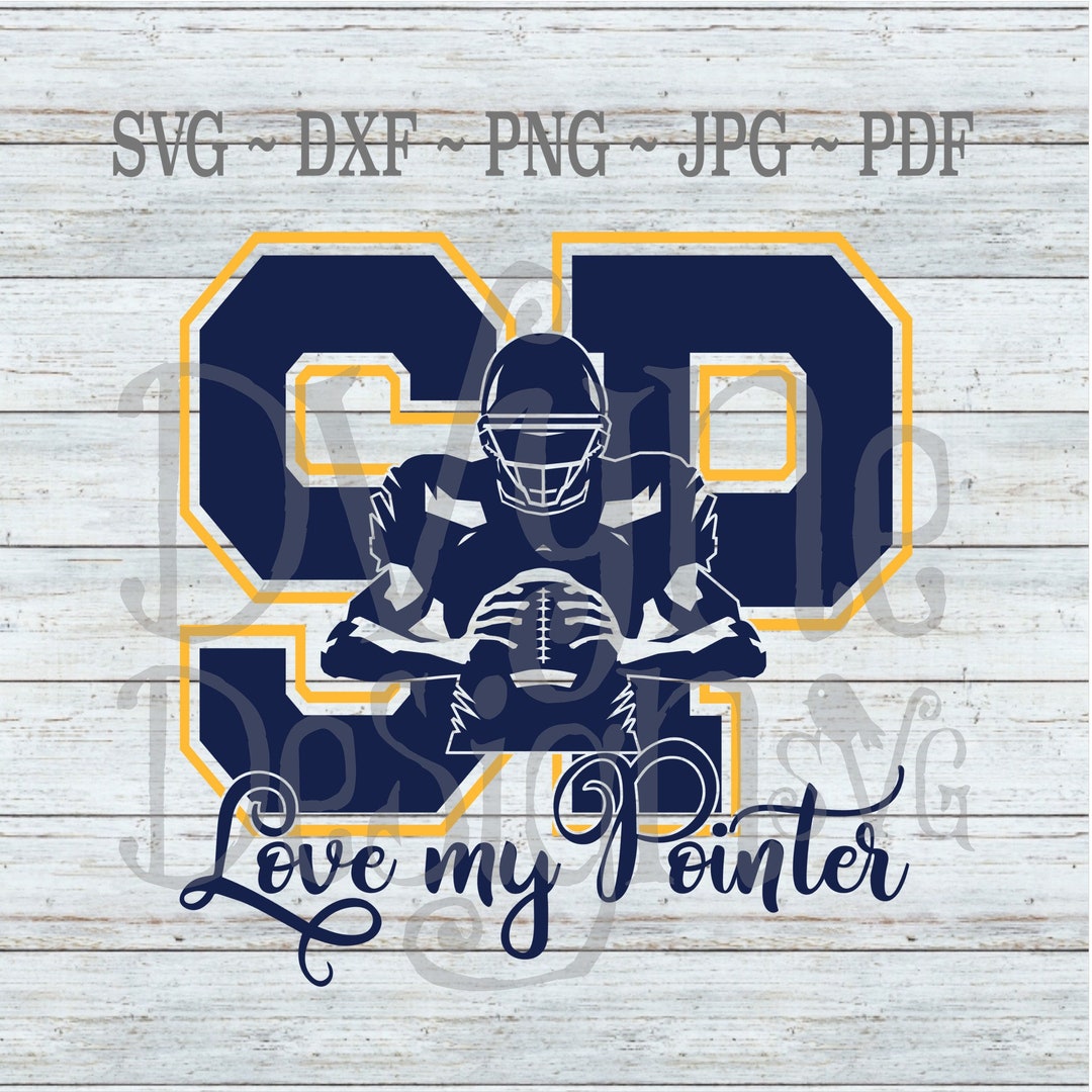 South Point Football SVG Digital Download for Silhouette, Cricut or ...