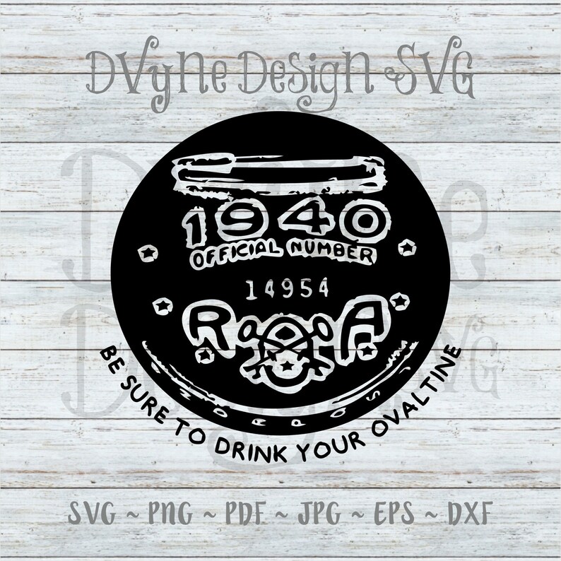 Christmas Story SVG Secret Decoder Pin Cut File for - Etsy