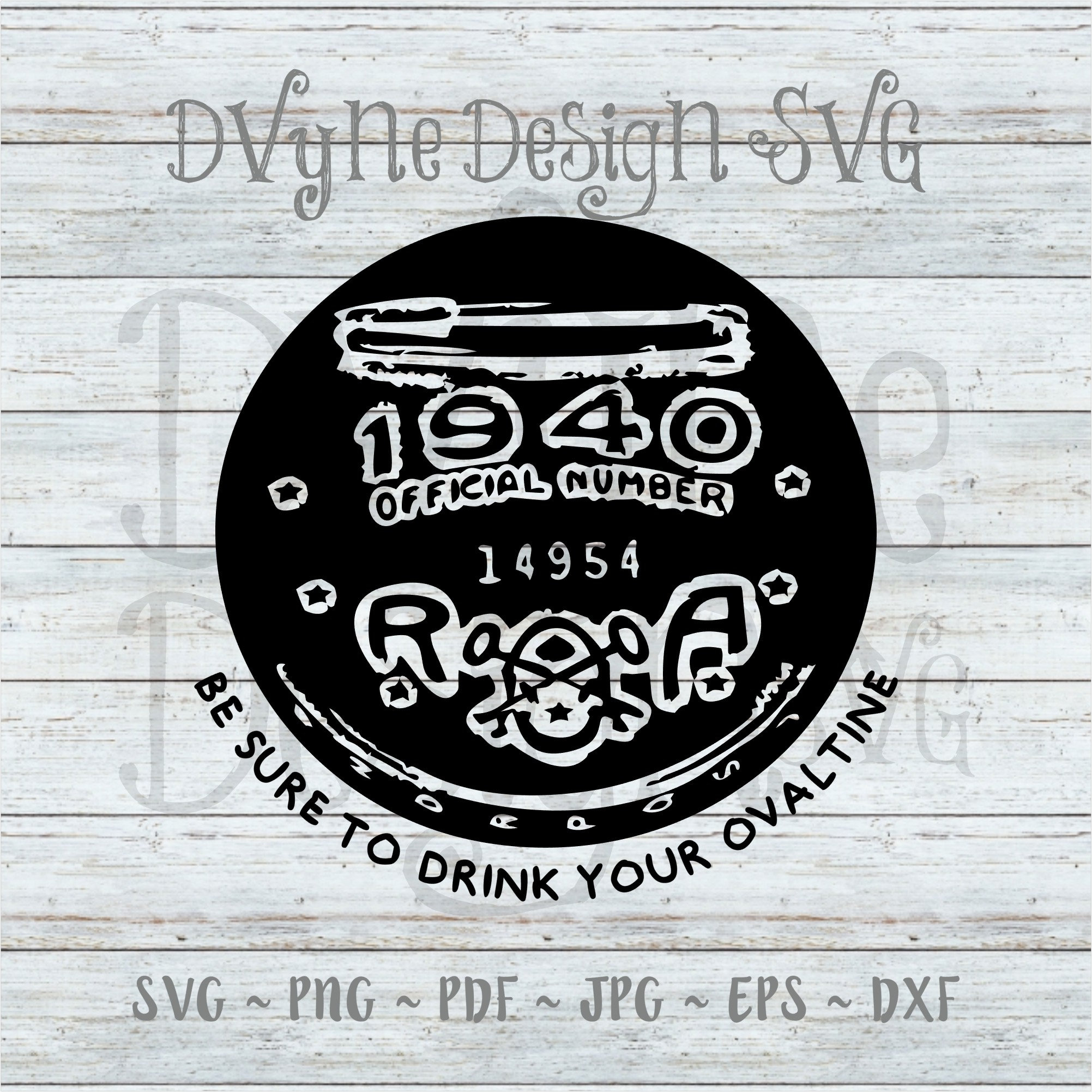 Christmas Story SVG Secret Decoder Pin Cut File for | Etsy