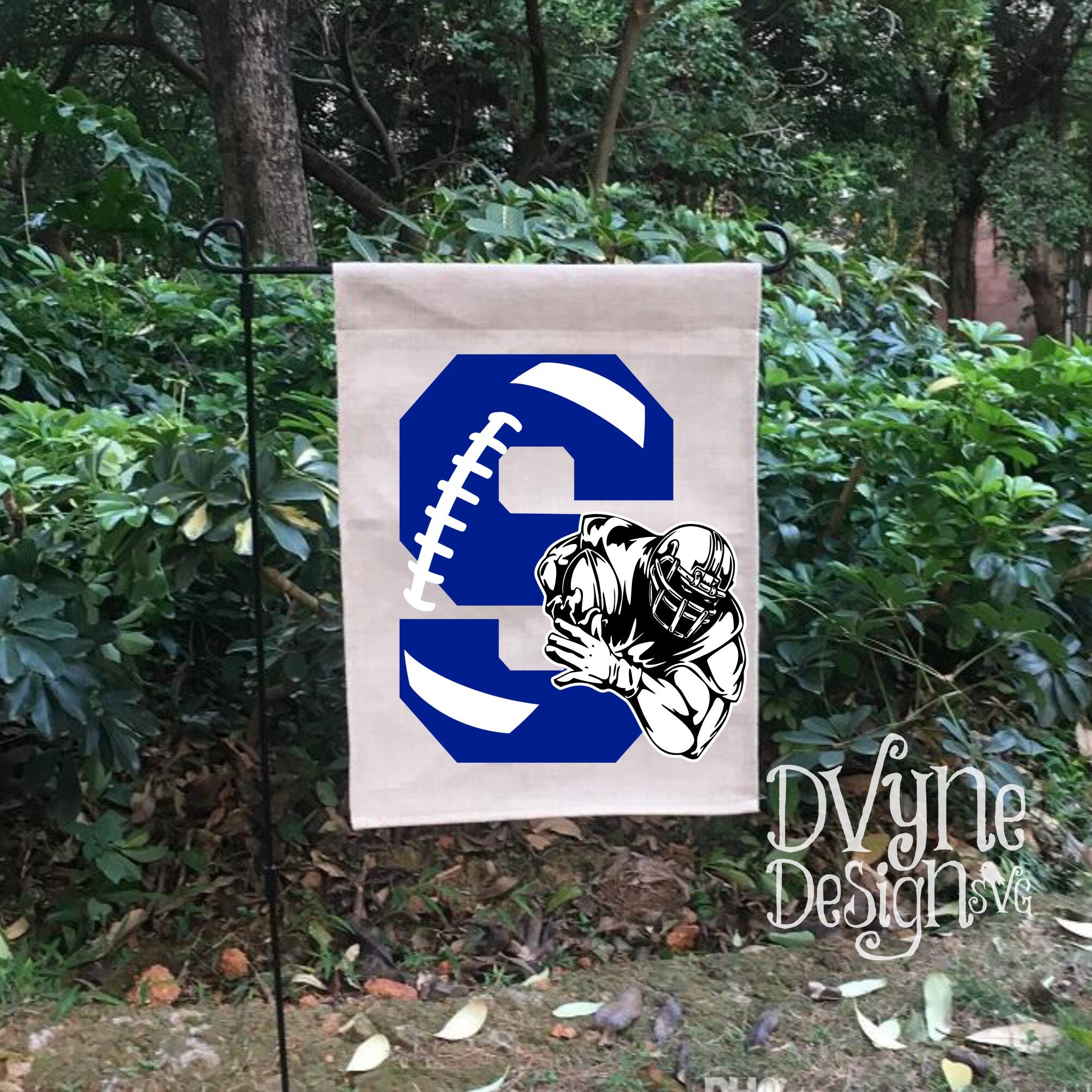Football SVG Athletic Letter S Football Vinyl Cut File for | Etsy