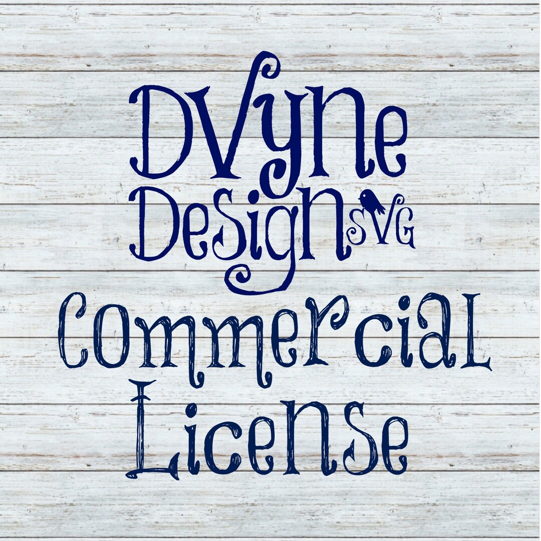 Commercial Use License for 1 Design Only up to 500 Uses design Sold ...
