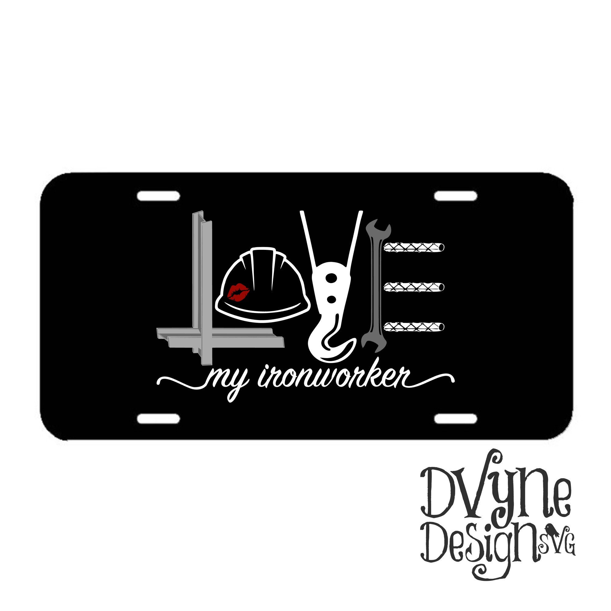 Ironworker Love SVG Love My Ironworker SVG Ironworker's - Etsy