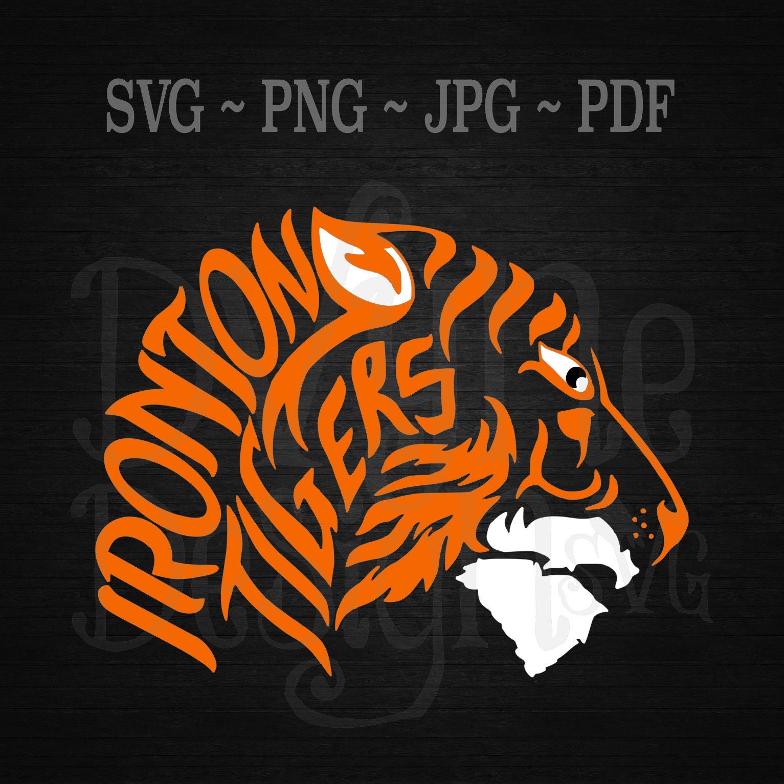 Tiger Word Art