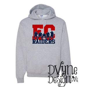 EC Raiders Football SVG Digital Download for Silhouette, Cricut or ...