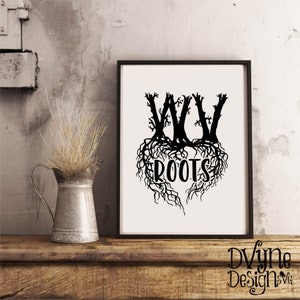 WV Roots SVG, West Virginia Svg, WV Native Svg, West Virginia Roots ...