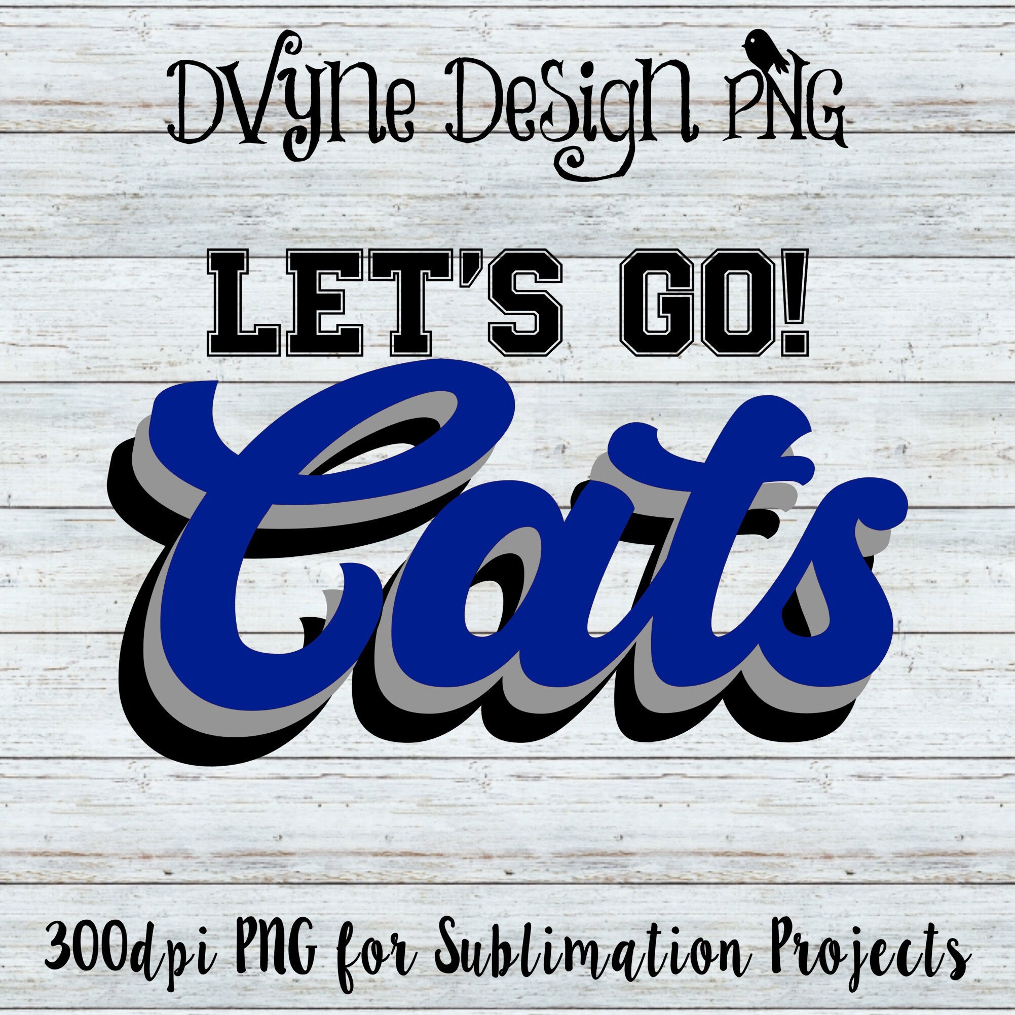 Cats SVG Let's Go Cats Retro Vinyl Cut File for | Etsy