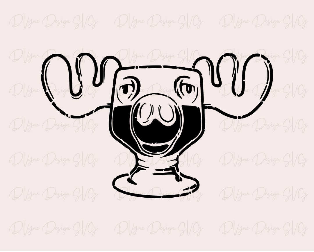Marty Moose Mug SVG, Christmas Vacation PNG, Christmas Digital Cut File ...
