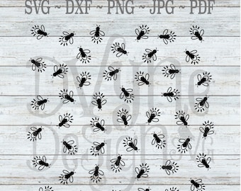 Lightning Bugs Fireflies in Mason Jar SVG Let Your Light - Etsy