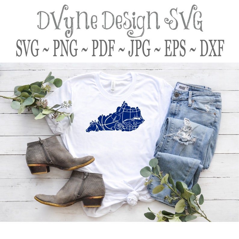 Kentucky SVG Ky Symbols SVG Kentucky Native Cut File for - Etsy