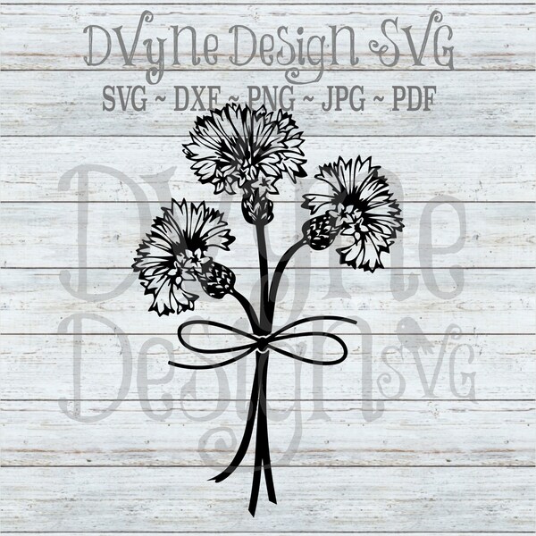 Wildflowers Primitive Stencil - Etsy