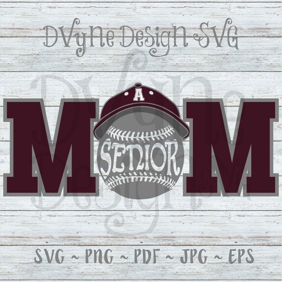 Baseball Senior Mom SVG Baseball Mom SVG Senior Mom SVG | Etsy