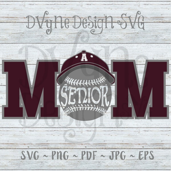 Senior Baseball Mom - Etsy