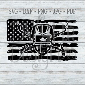 Welder American Flag SVG, Welder Flag, Boilermaker Ironworker or ...